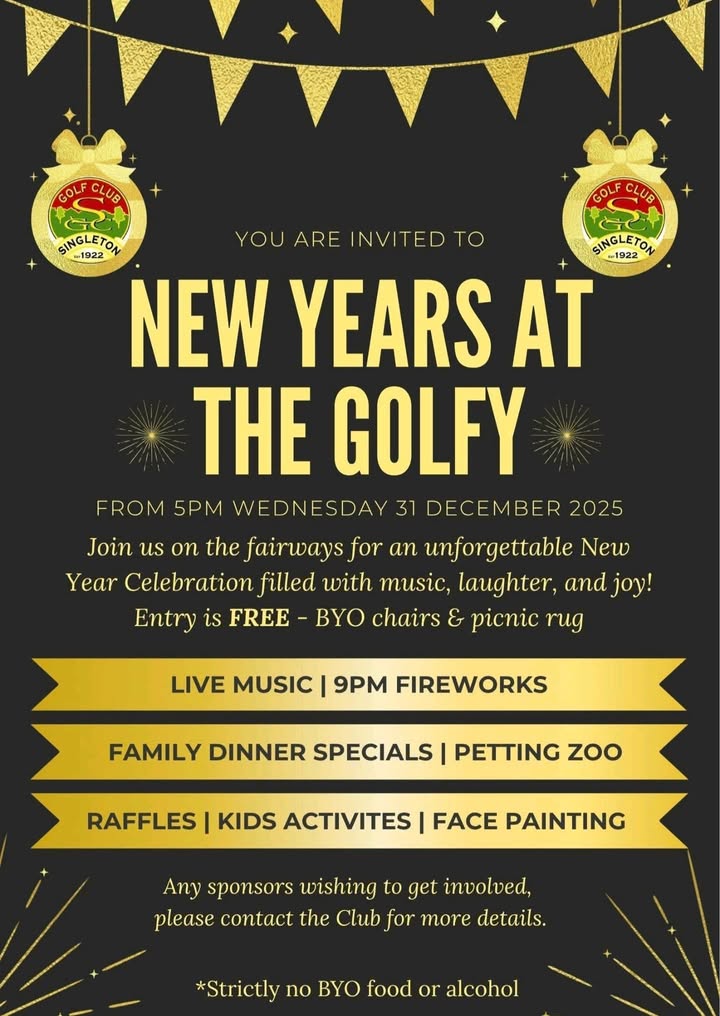 New Year's Eve at Singleton Golf Club